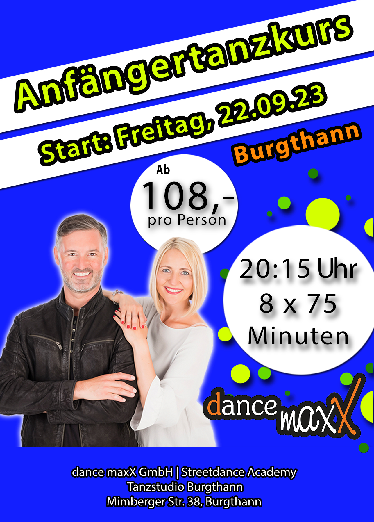 Grundkurs Burgthann - Tanzstudio dance maxX